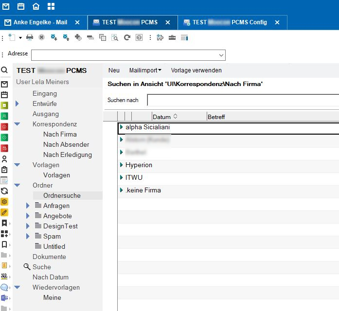 Abbildung 3: Ansicht eines PCMS